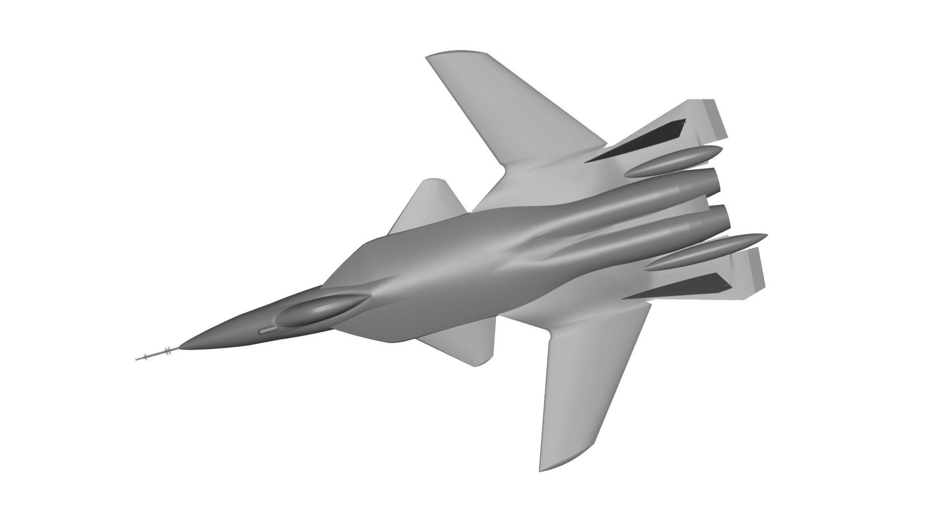 sukhoi-su-47 fighter jet 3D model | CGTrader