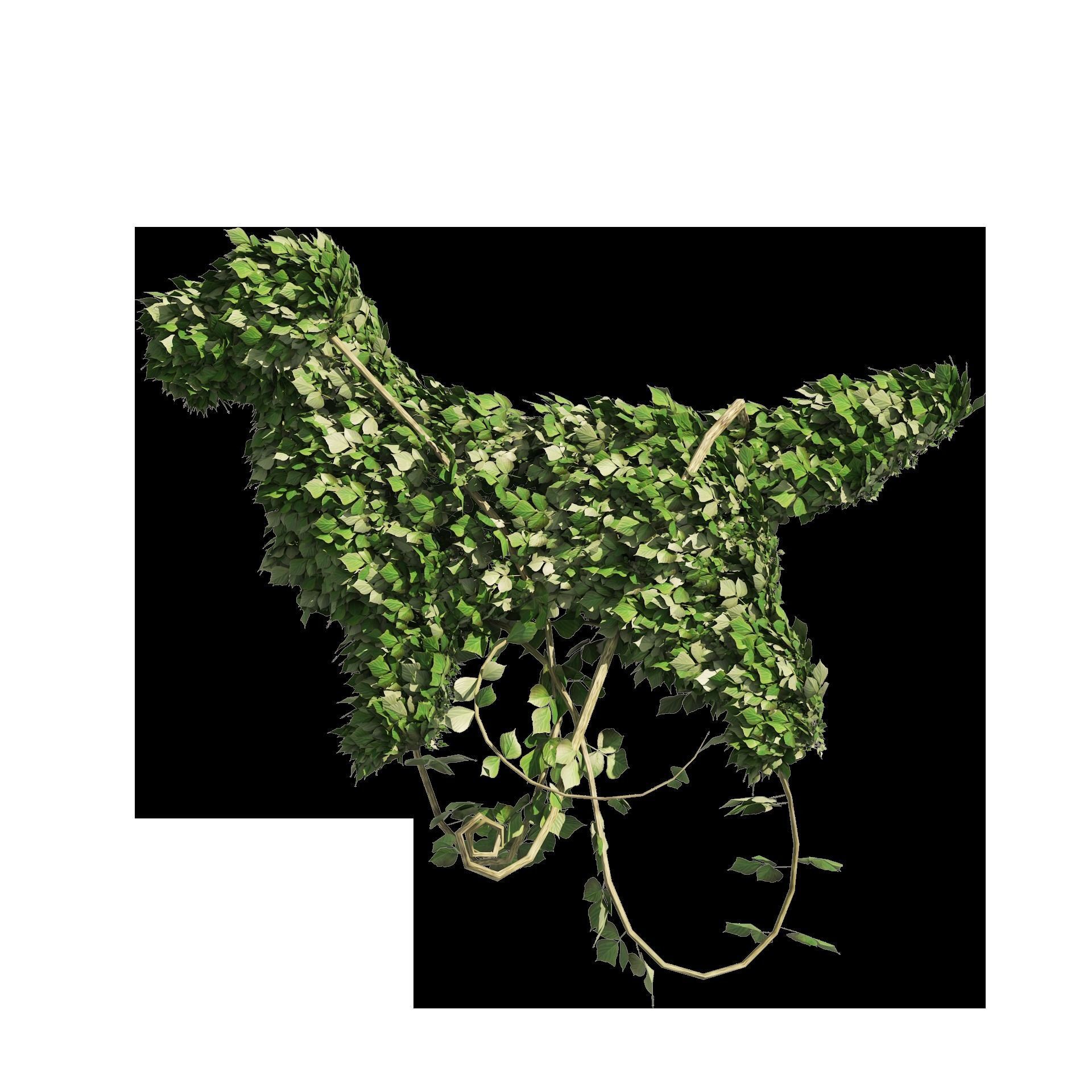 3D model Topiary Dog sculpture plant VR / AR / low-poly | CGTrader