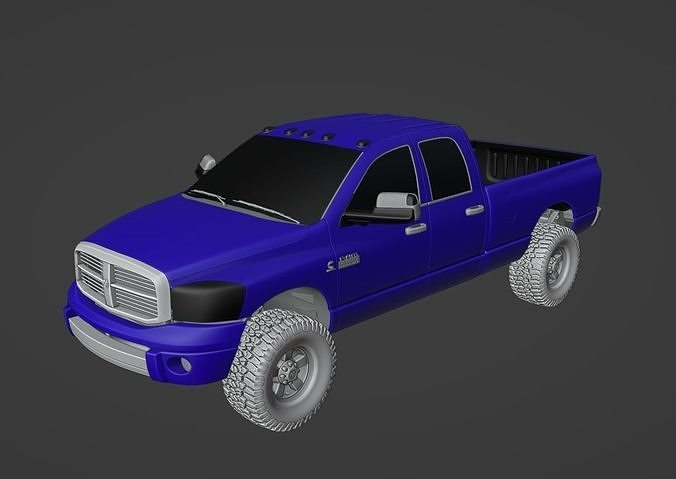 2007 3rd gen Ram 3D model | CGTrader
