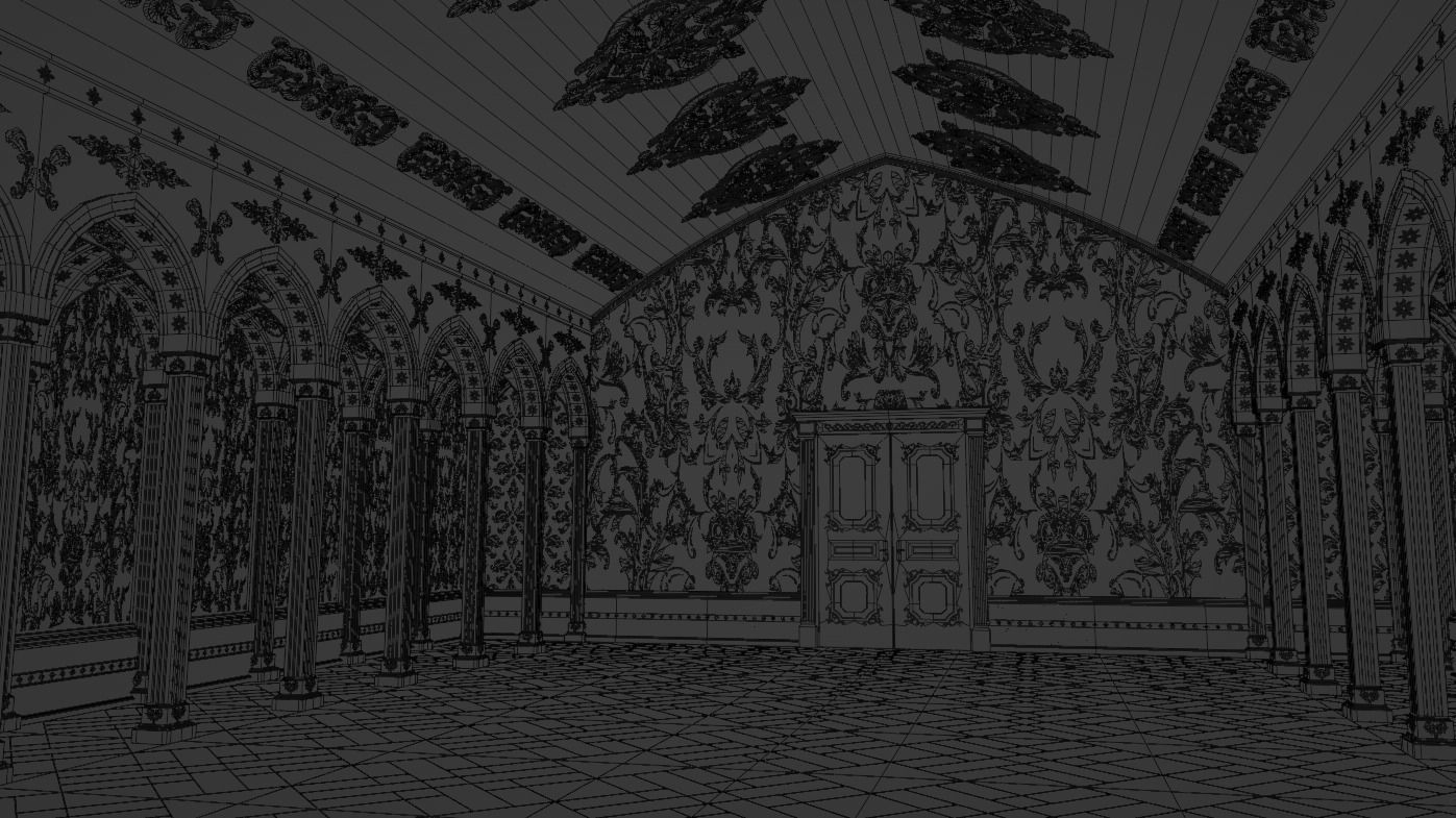 Palace Hall 3D model | CGTrader