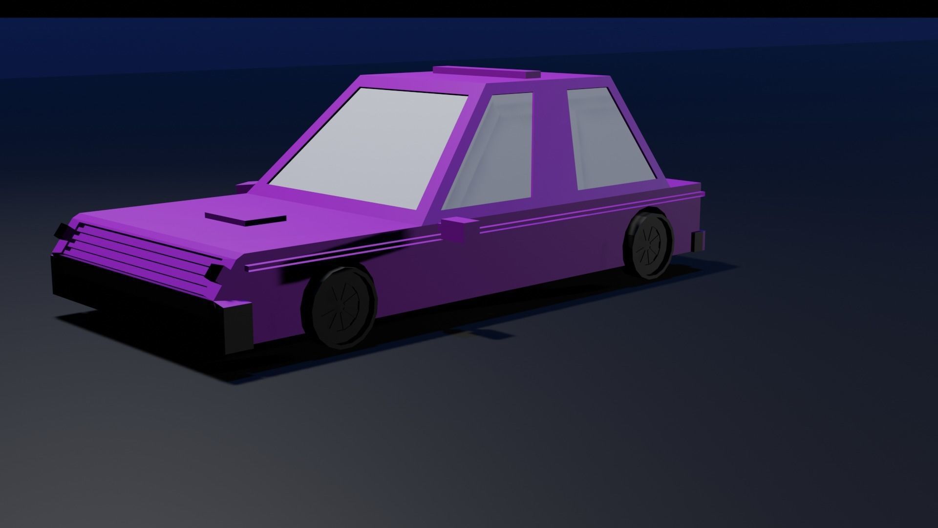 3D model Low Poly Cars made with blender VR / AR / low-poly | CGTrader