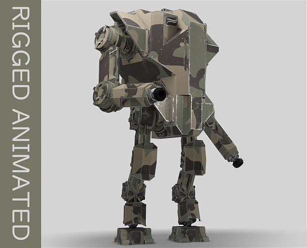 3D model Mech 04 - Ghost VR / AR / low-poly | CGTrader