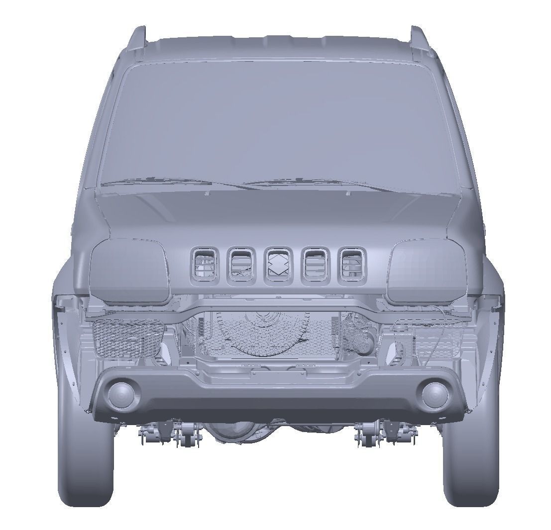 Suzuki Jimny 3rd Gen 3d scan 3D model rigged | CGTrader