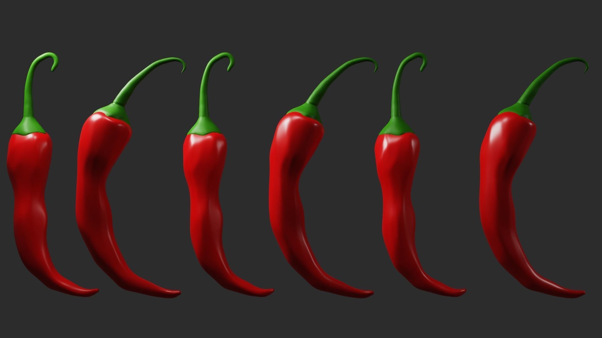 Chili pepper 3D model | CGTrader