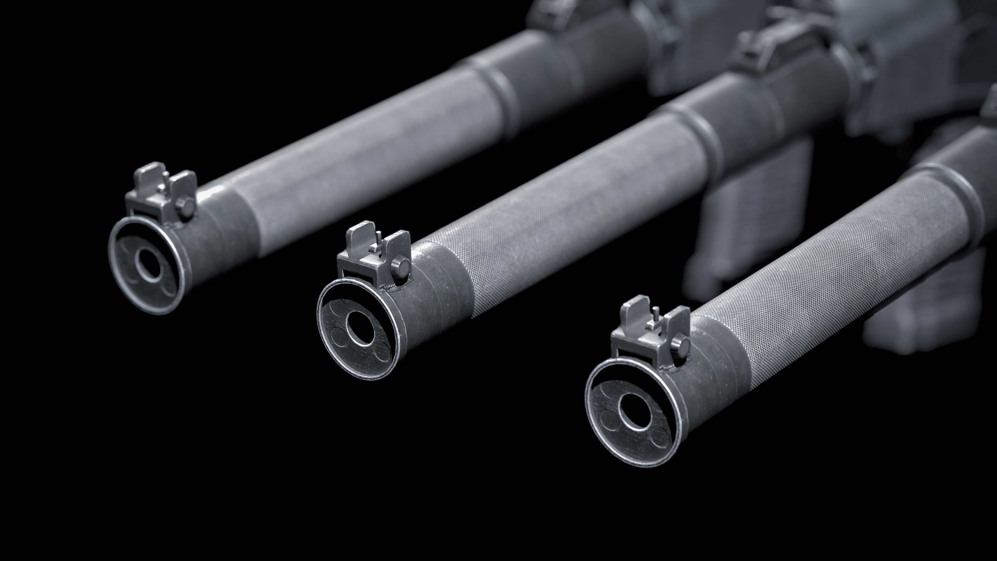 3D Model Collection MILITARY Game Ready AS VAL and VSS VR / AR / low ...