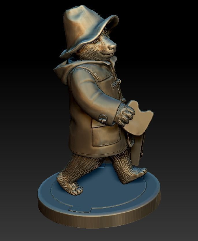 Paddington Bear 3D model 3D printable | CGTrader
