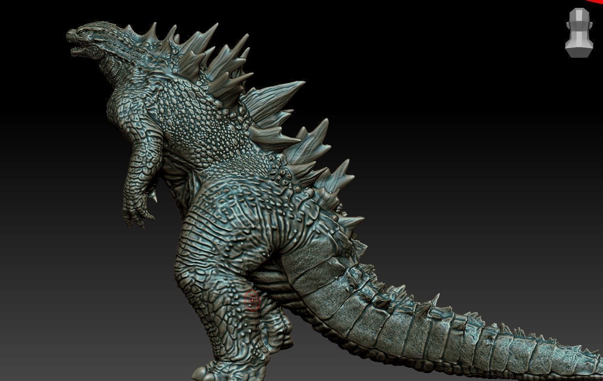 Godzilla two godzillas 3D model 3D printable | CGTrader