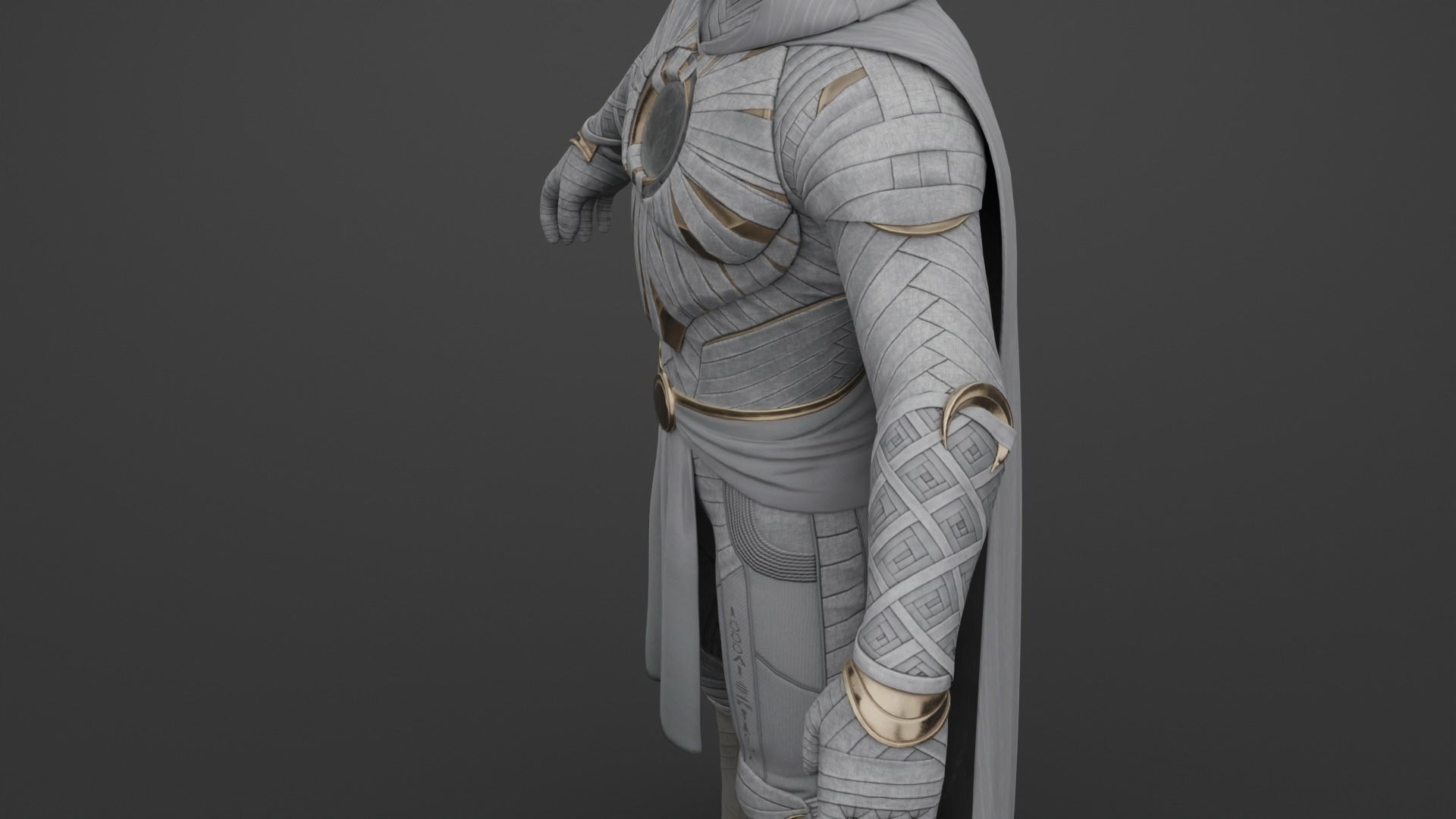 3D model Moon Knight 3D rigged model VR / AR / low-poly | CGTrader