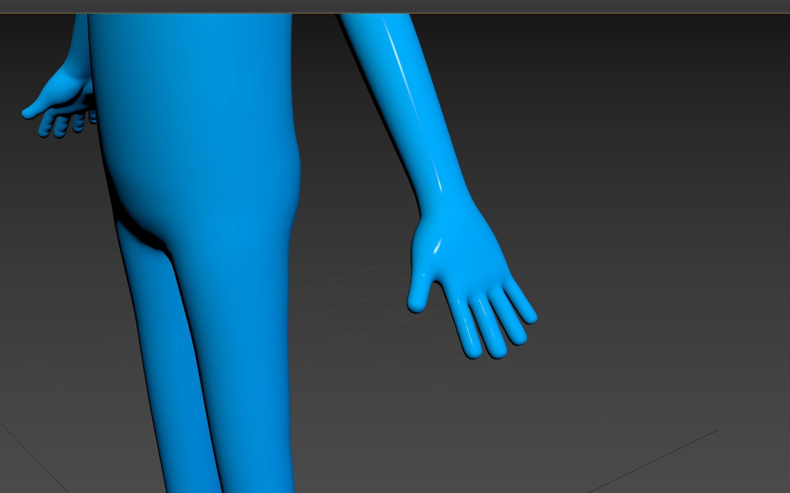 Character183 Rigged Blue Man 3D model rigged | CGTrader