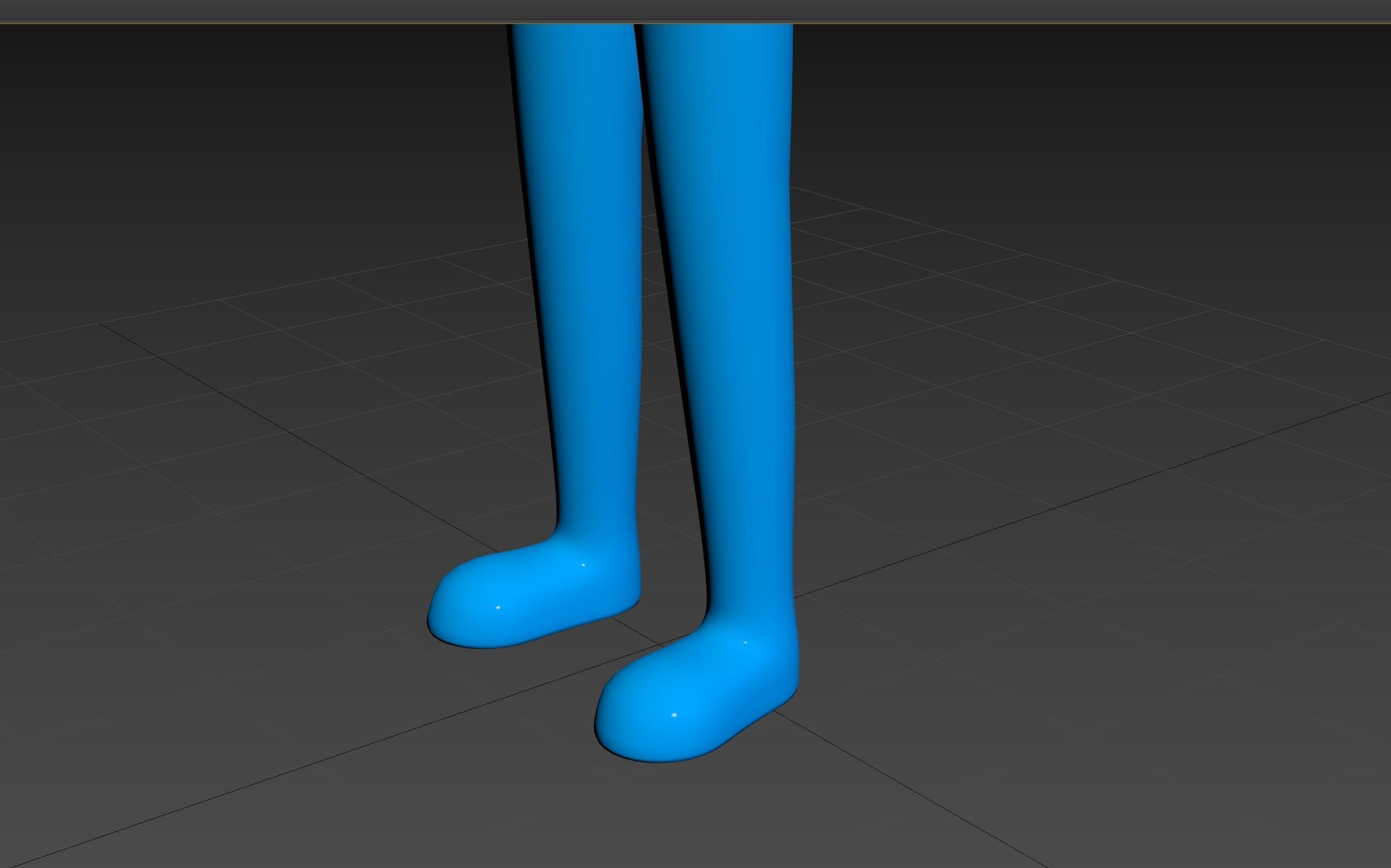 Character183 Rigged Blue Man 3D model rigged | CGTrader