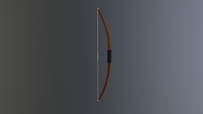 3D model LowPoly Bow and arrow VR / AR / low-poly | CGTrader