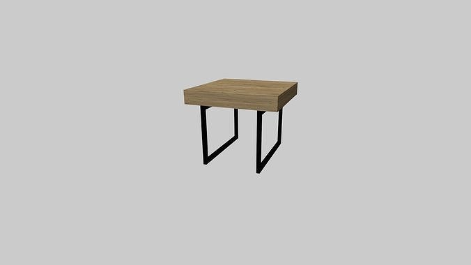 Side Table free 3D model | CGTrader