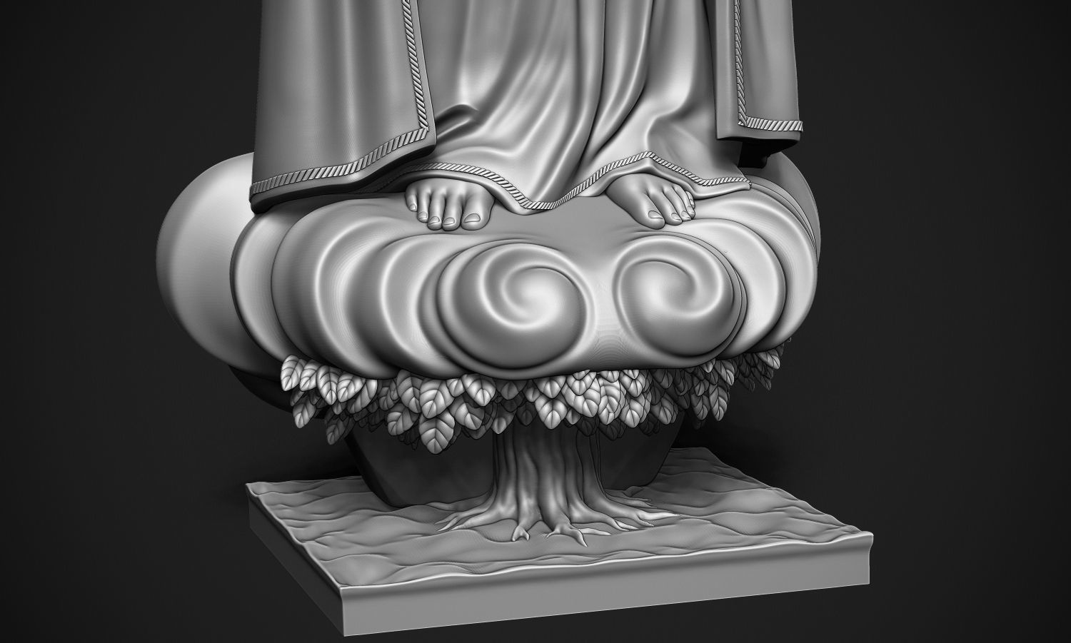 Virgin Mary 3D model 3D printable | CGTrader