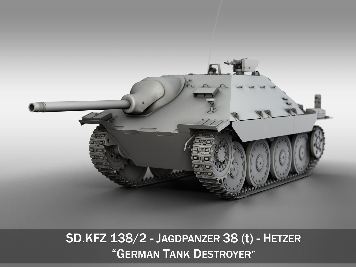 Jagdpanzer 38t Hetzer 3D model | CGTrader
