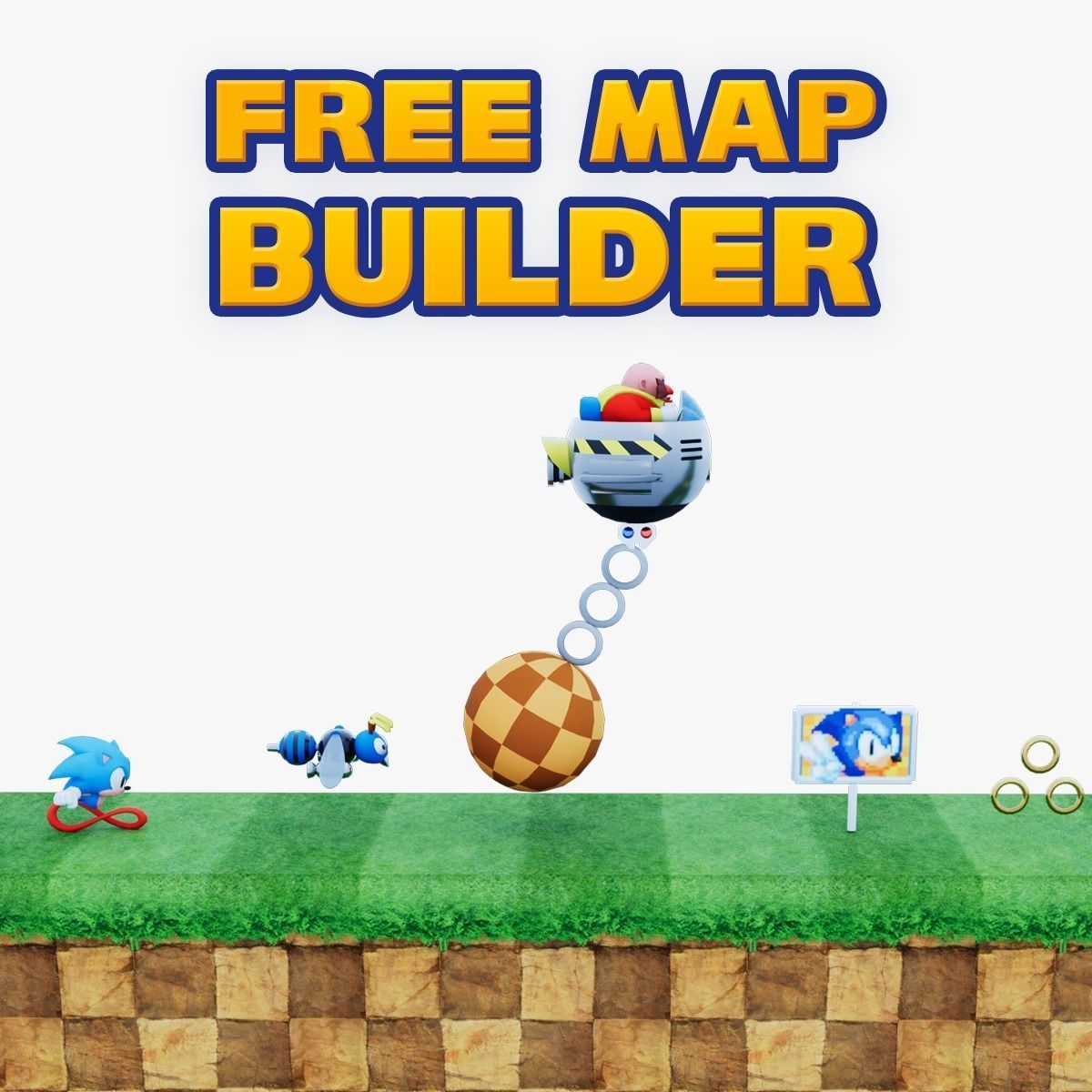 Sonic Builder - EXPANSION free VR / AR / low-poly 3D model animated ...