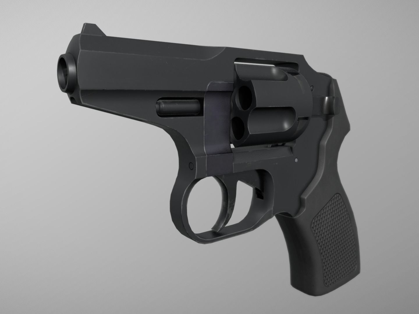 3D model R-92 P-92 Revolver 9x18 mm VR / AR / low-poly | CGTrader