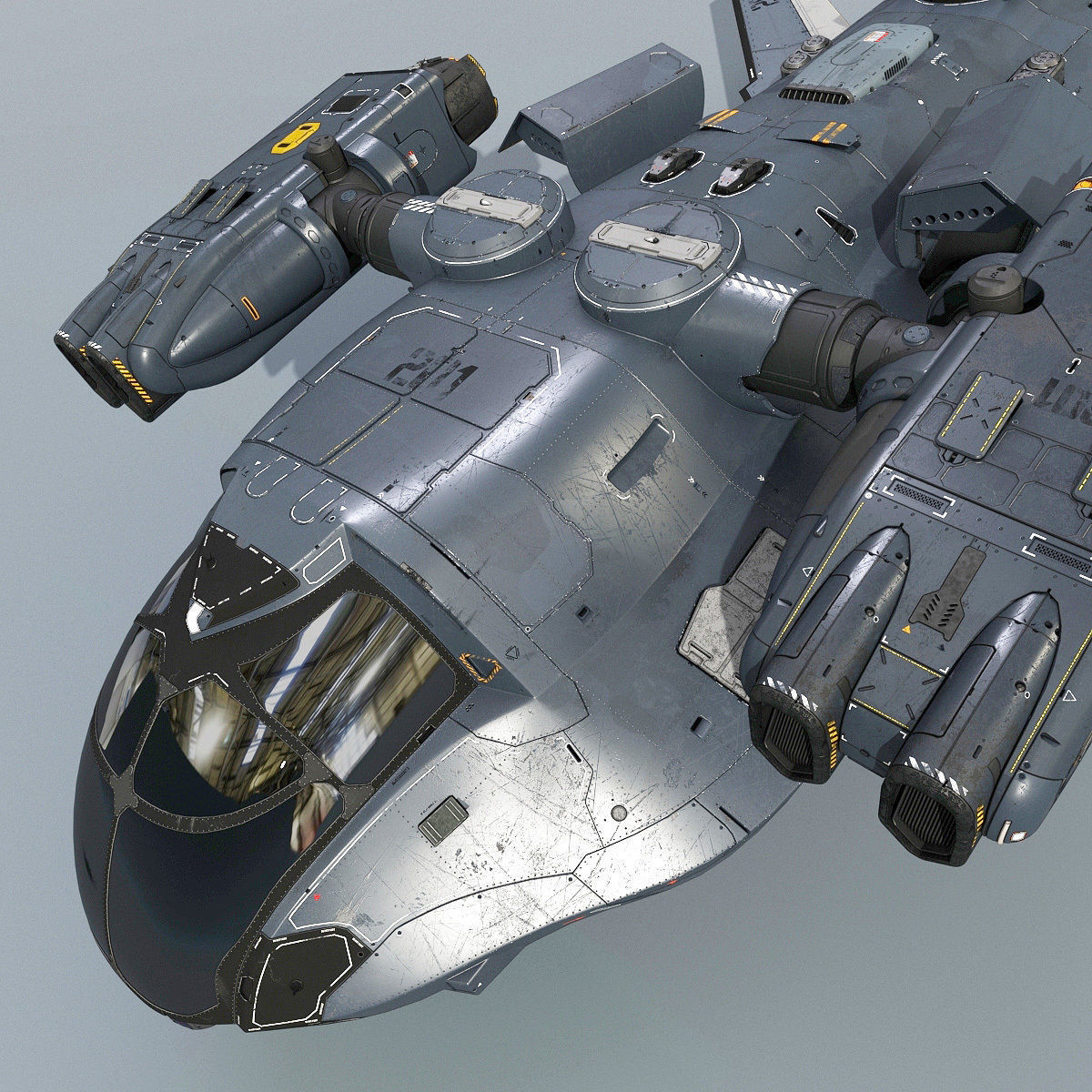 Support Spaceship 3D model | CGTrader