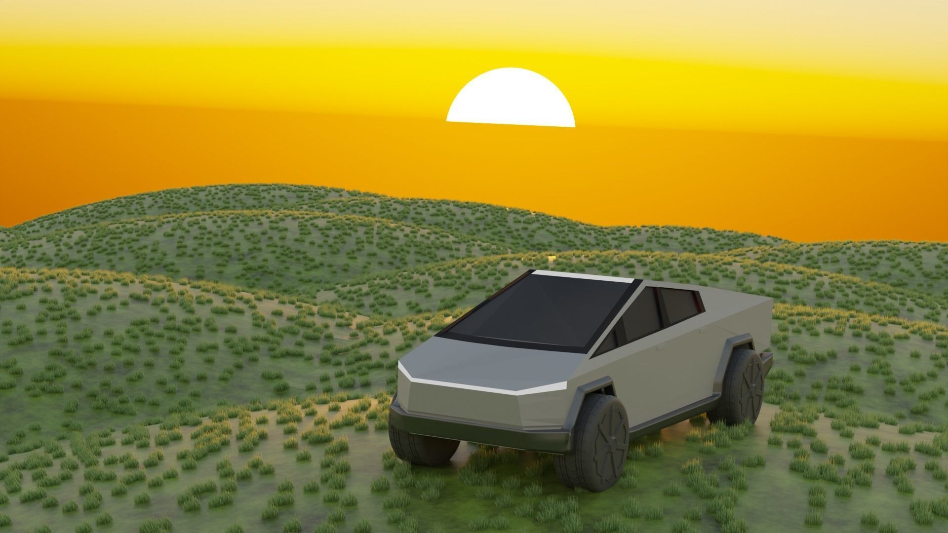 Tesla Cybetruck 3D model | CGTrader