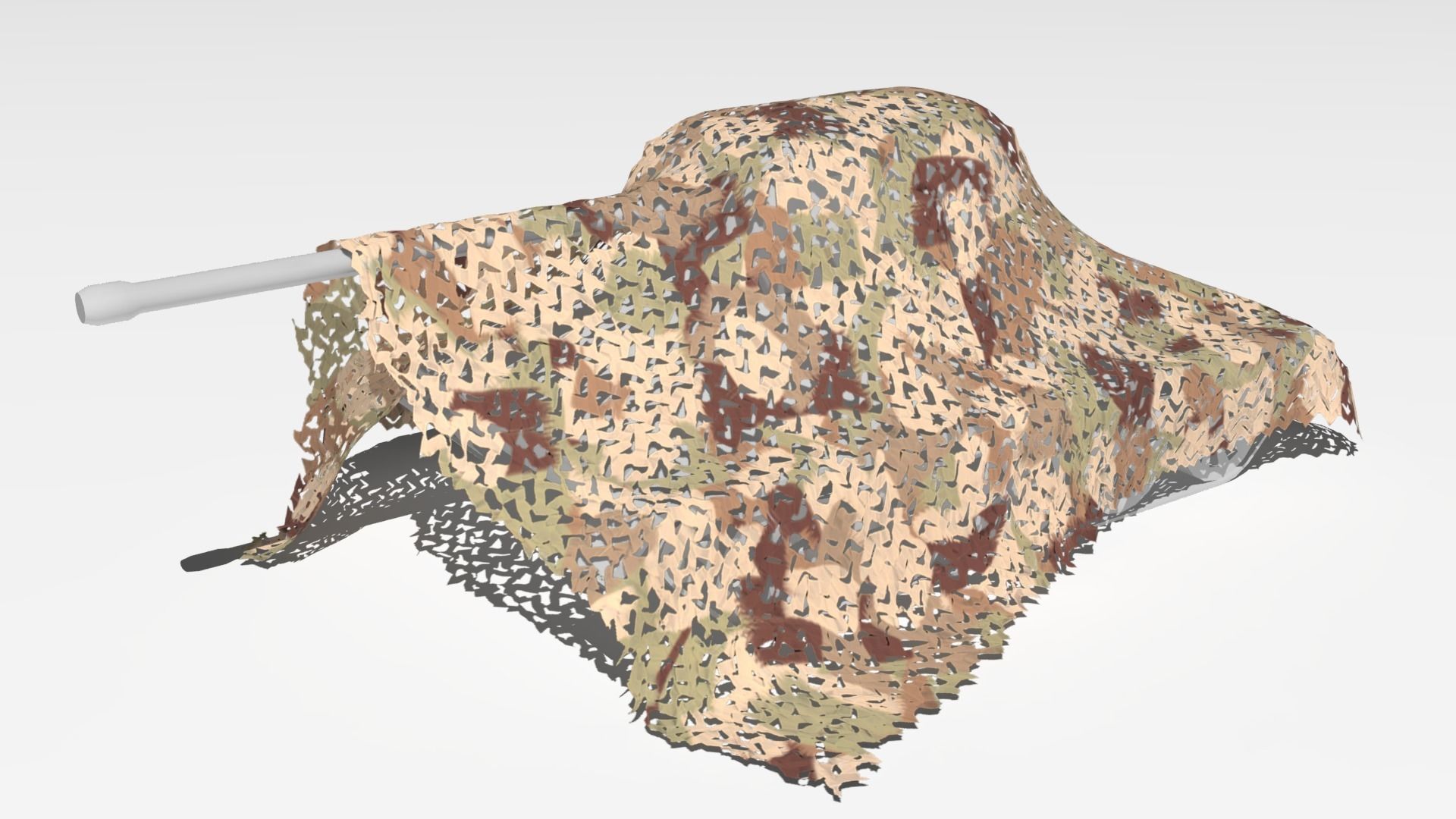 3D model Camouflage netting VR / AR / low-poly | CGTrader