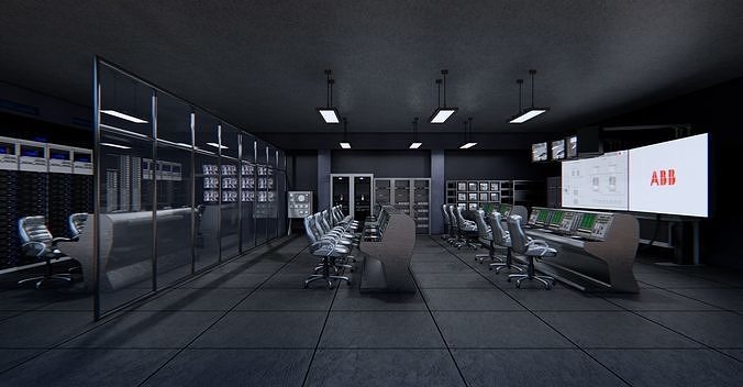 control center 3D model | CGTrader