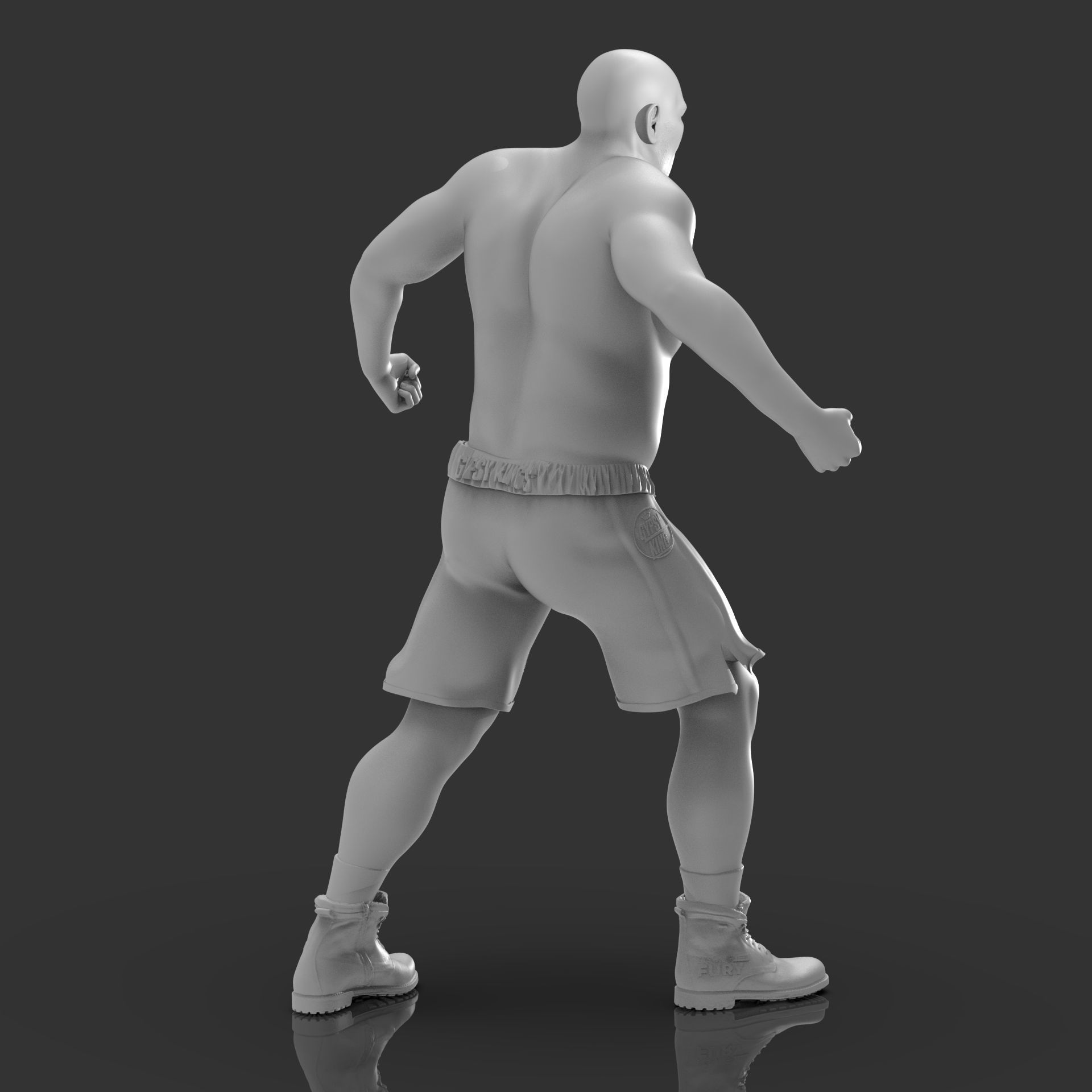 Tyson Fury 3D Printable 1 3D model 3D printable | CGTrader