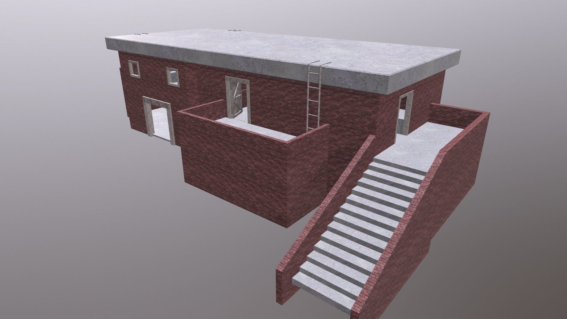 3D model Building Rust VR / AR / low-poly | CGTrader