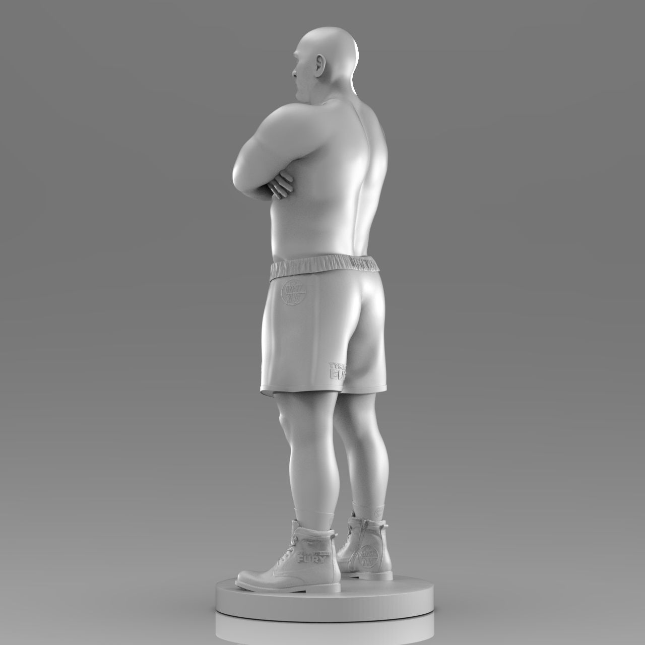 Tyson Fury 3D Printable 2 3D model 3D printable | CGTrader
