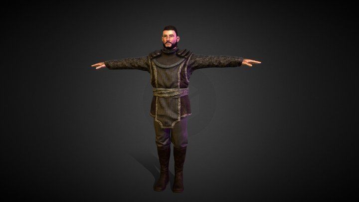 Rigged Human 3D model 3D model rigged | CGTrader
