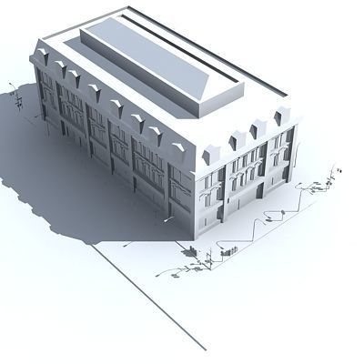 3D model Low Poly Block 16 VR / AR / low-poly | CGTrader