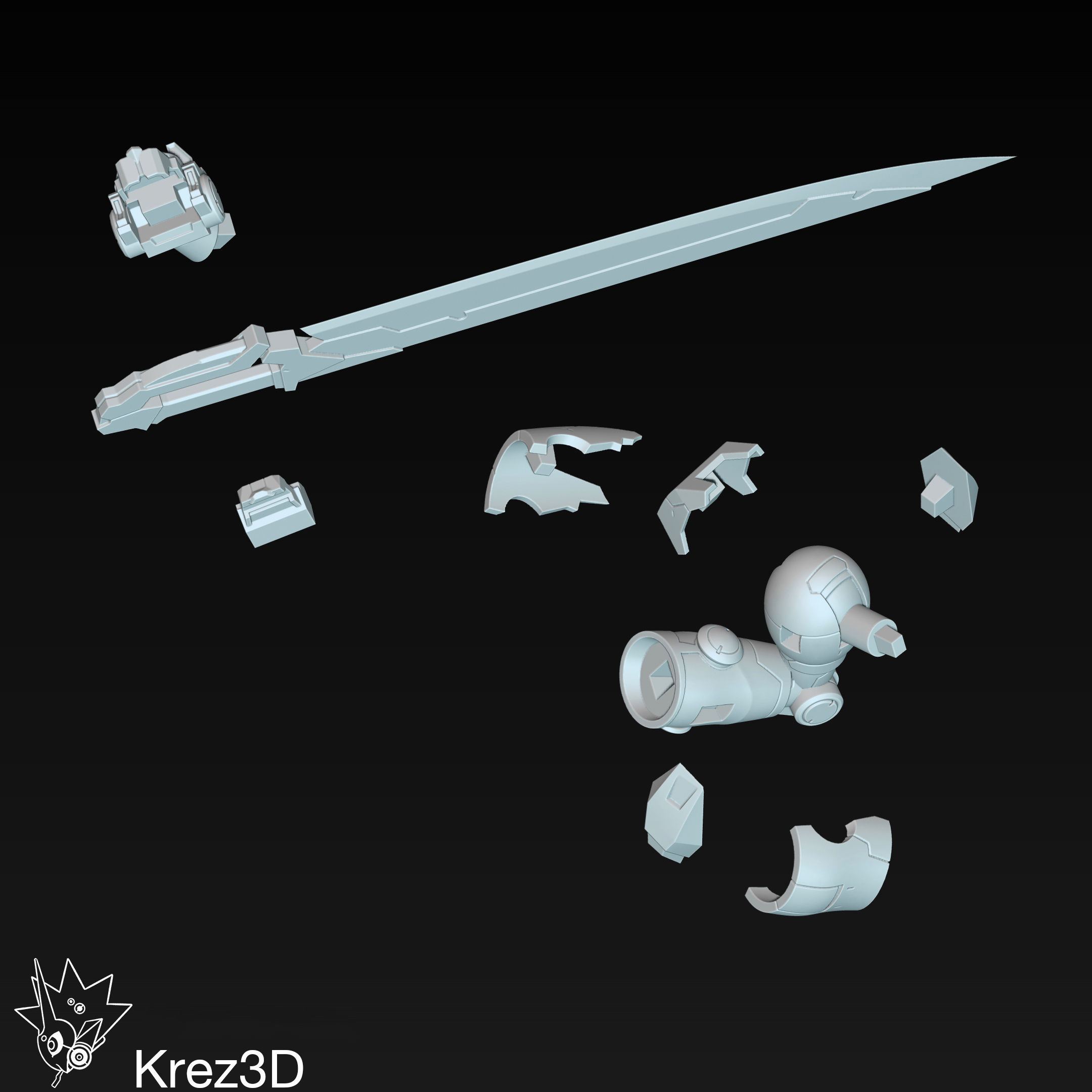 Voltron 3D model 3D printable | CGTrader