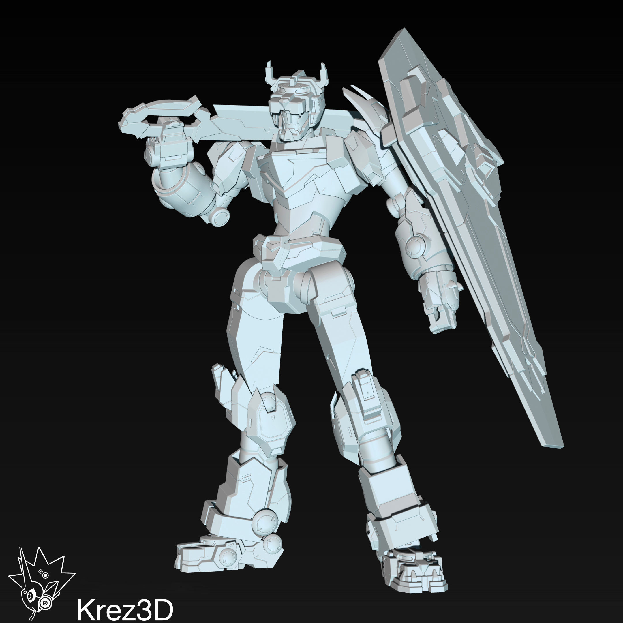 Voltron 3D model 3D printable | CGTrader