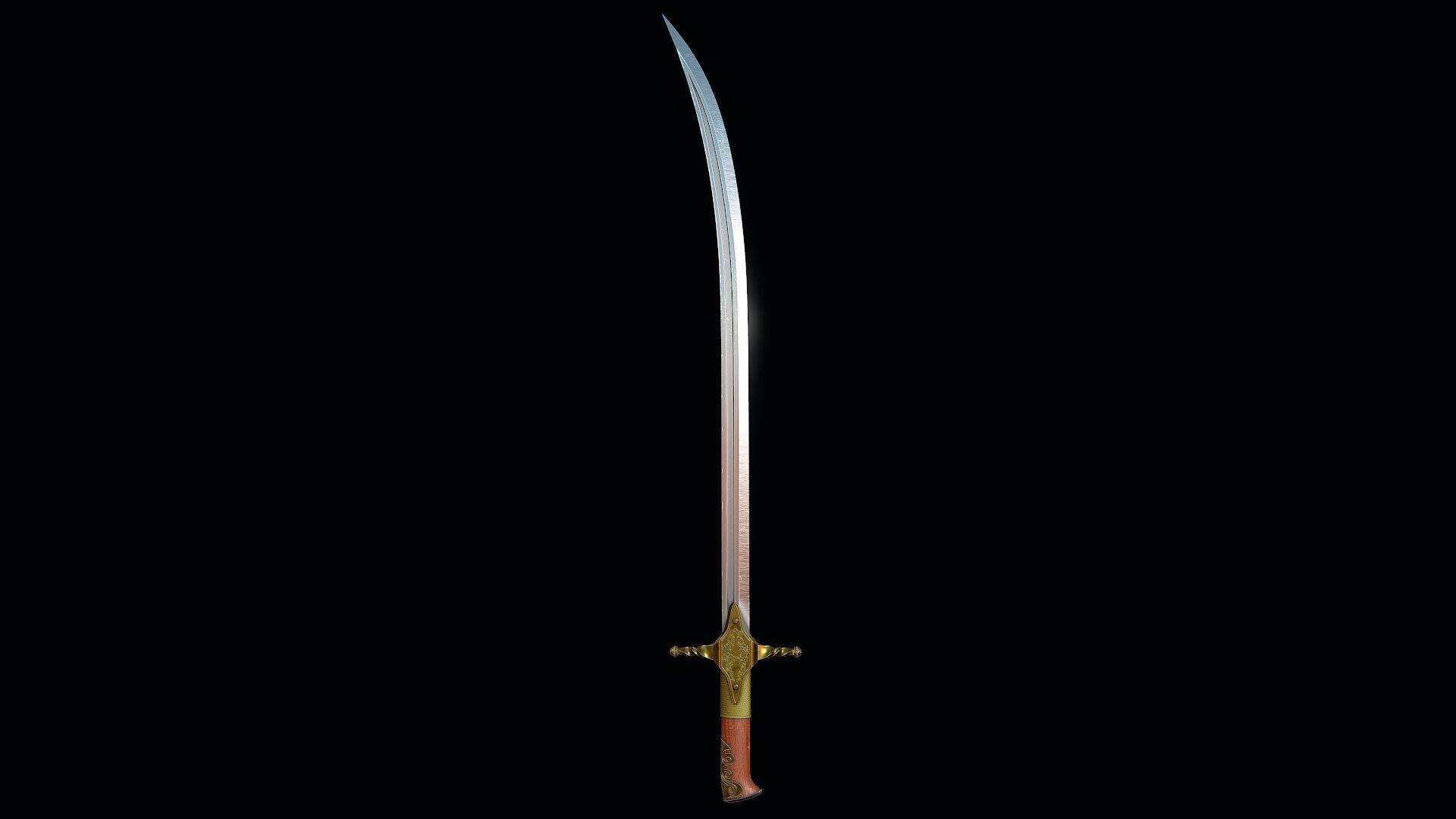 3D model Karabela sabre VR / AR / low-poly | CGTrader