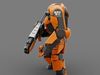 Doom Fighter Rigged character 3D model rigged | CGTrader
