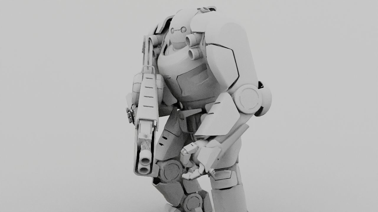 Doom Fighter Rigged character 3D model rigged | CGTrader