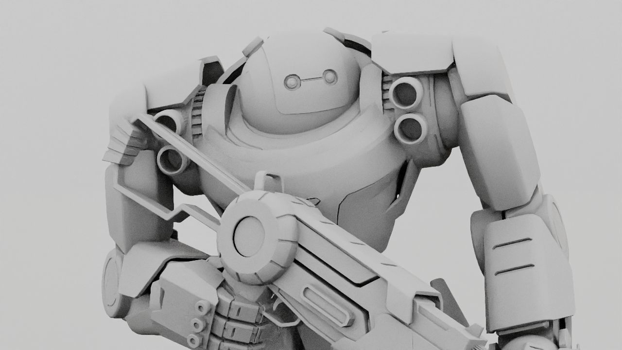 Doom Fighter Rigged character 3D model rigged | CGTrader