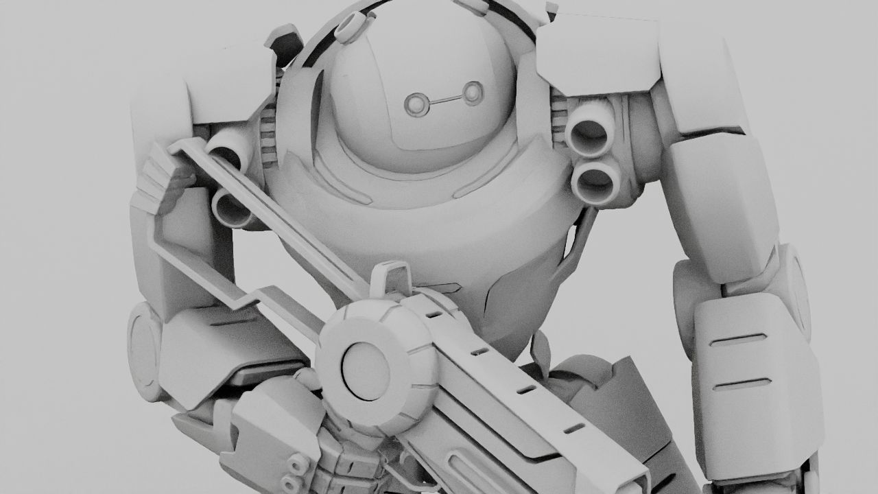 Doom Fighter Rigged character 3D model rigged | CGTrader