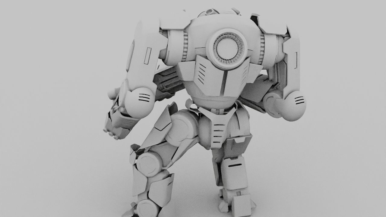 Doom Fighter Rigged character 3D model rigged | CGTrader