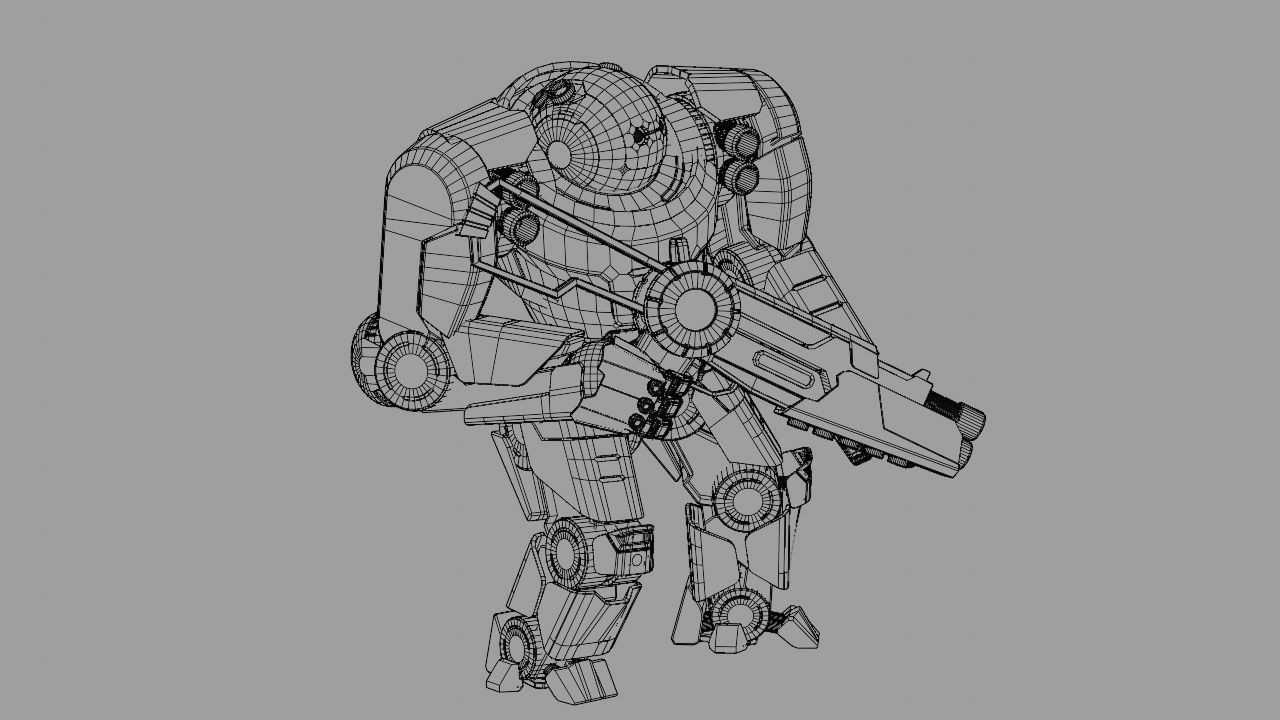 Doom Fighter Rigged character 3D model rigged | CGTrader