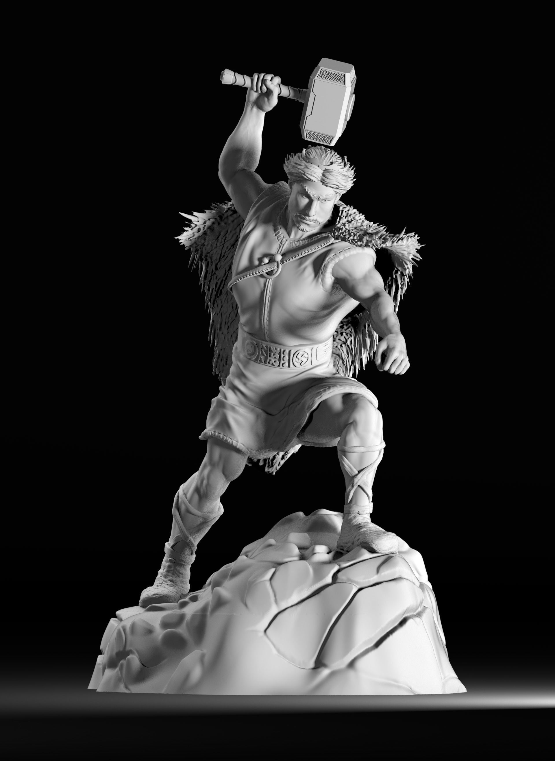 Thor - Germanic God 3D model 3D printable | CGTrader