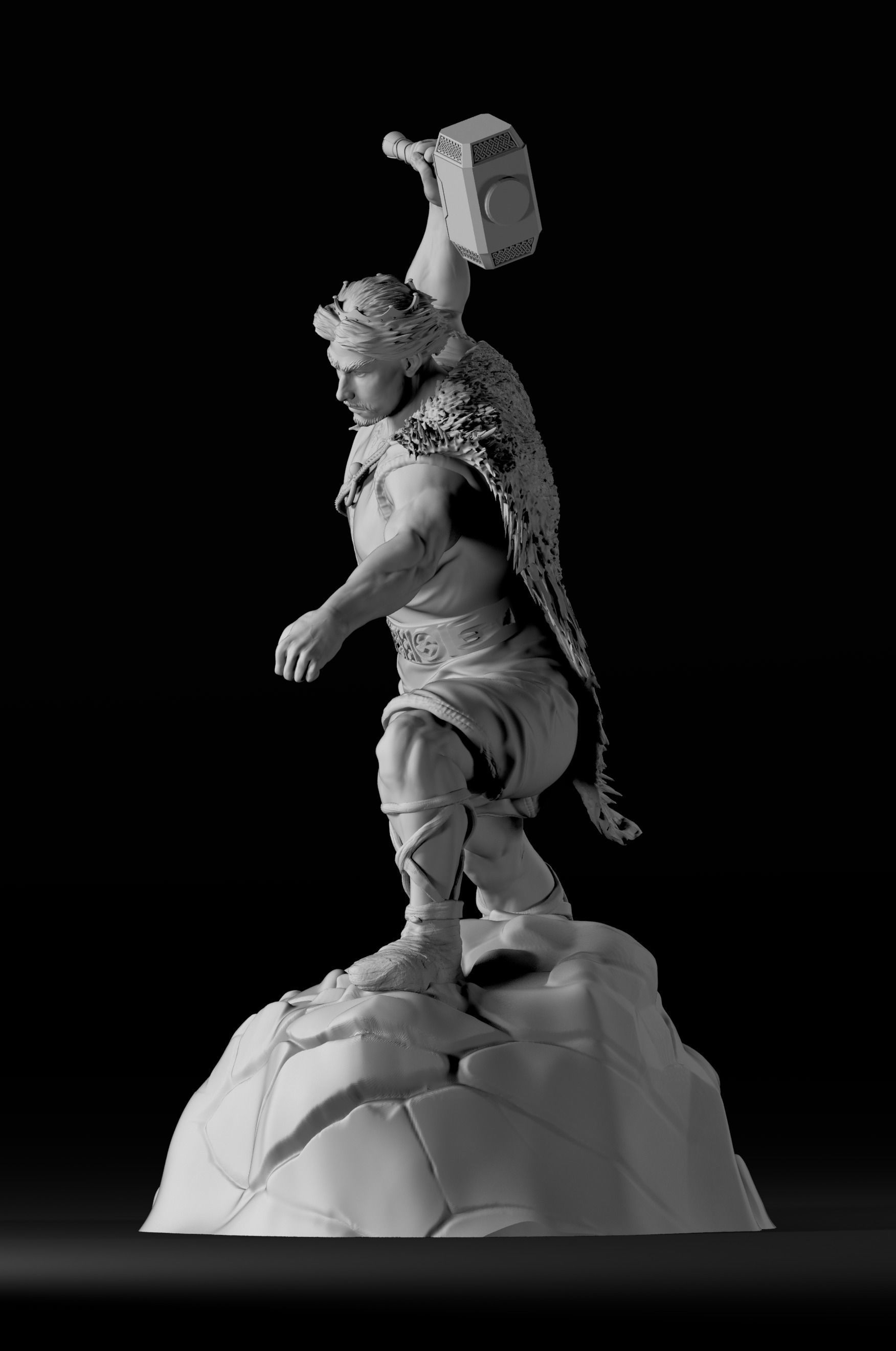 Thor - Germanic God 3D model 3D printable | CGTrader