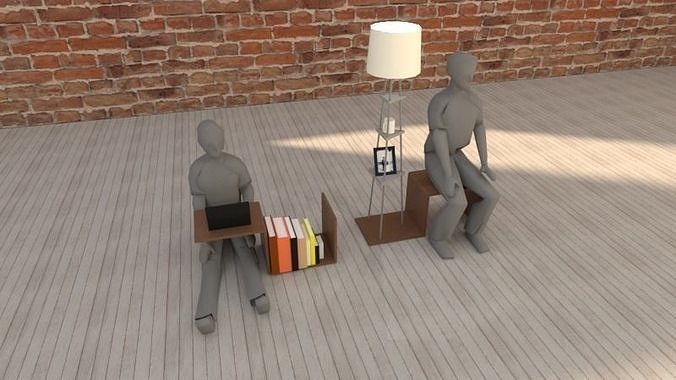 creative seating accessory 3D model | CGTrader