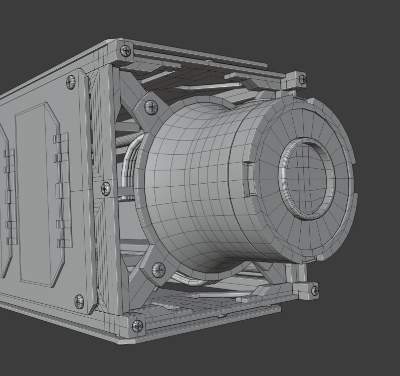Cube Satellite - CubeSat 3D model | CGTrader