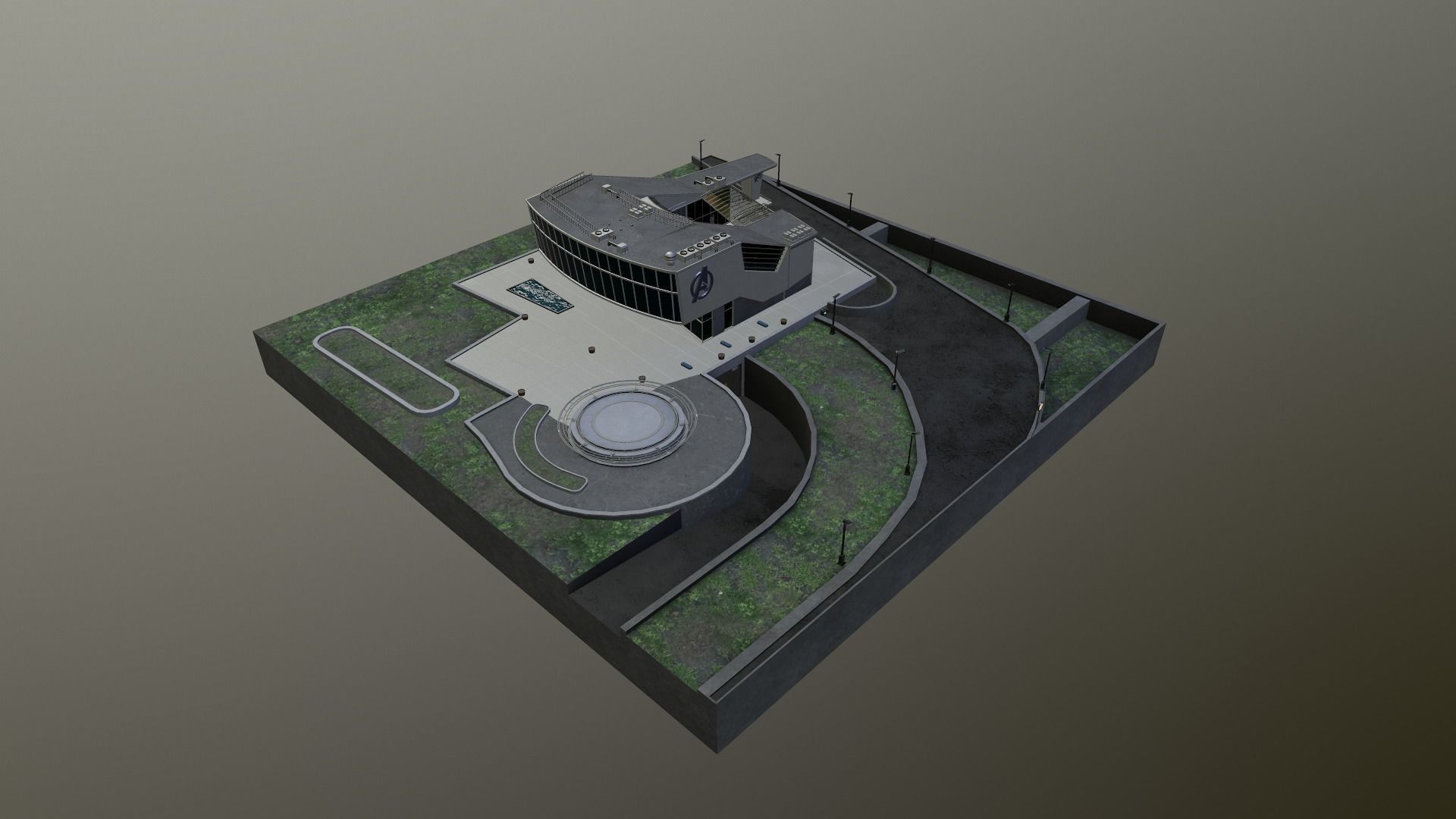 3D model Avengers HQ - Avengers VR / AR / low-poly | CGTrader