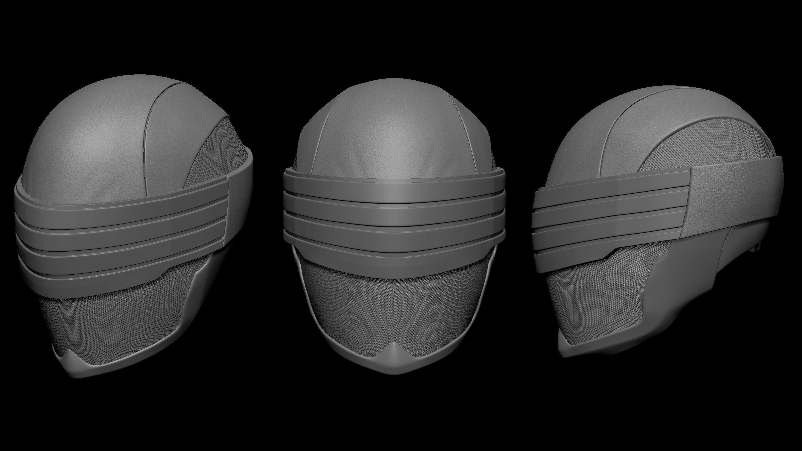 Snake Eyes Helmet 3D model | CGTrader