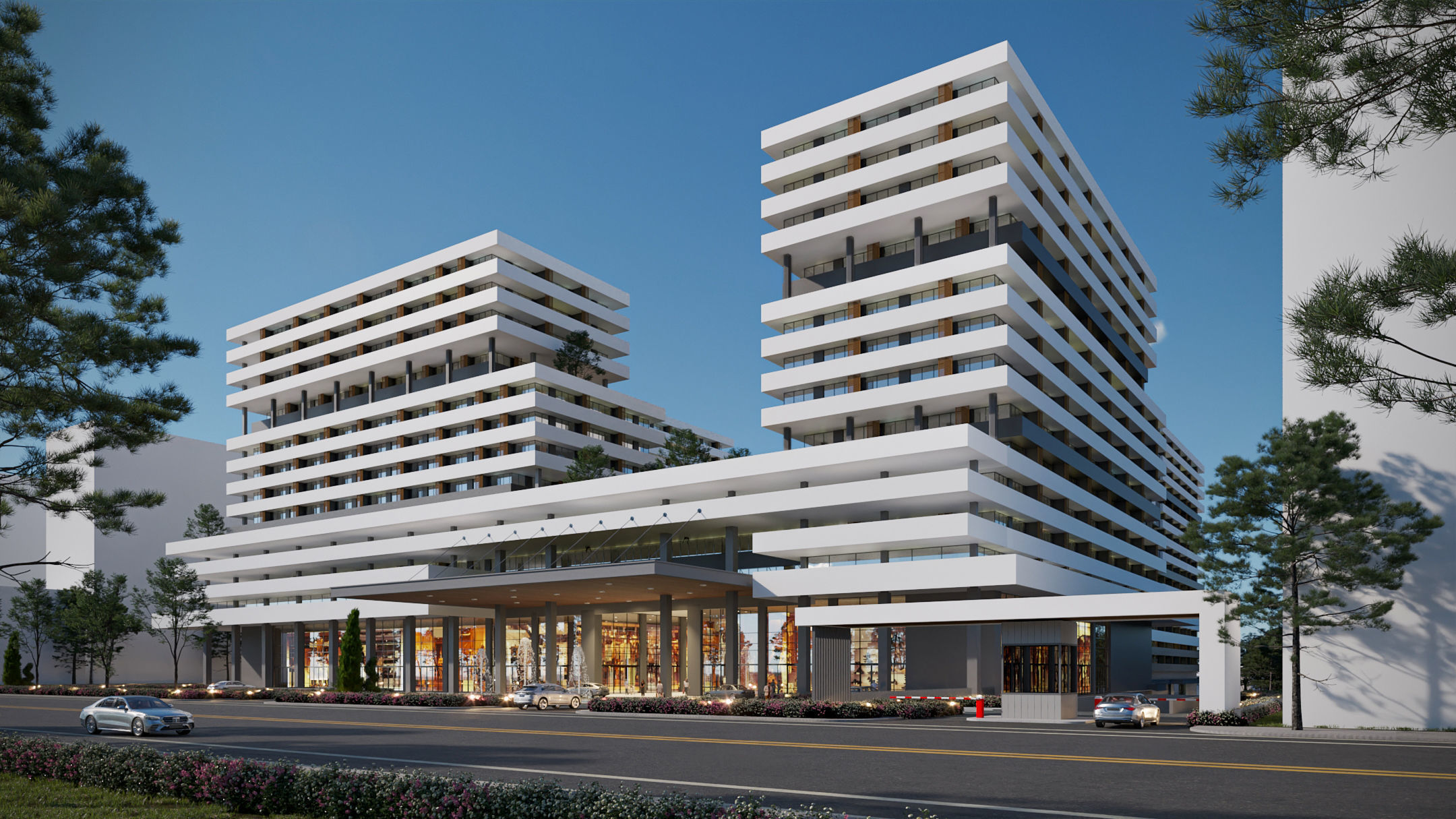 Complex Building 3D model rigged | CGTrader