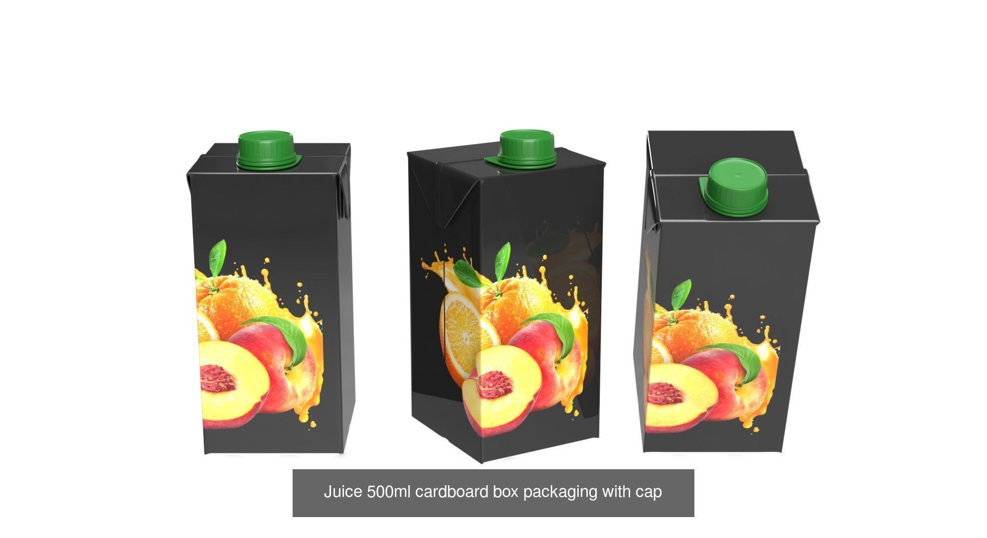 Juice cardboard boxs packaging 3D Model Collection | CGTrader