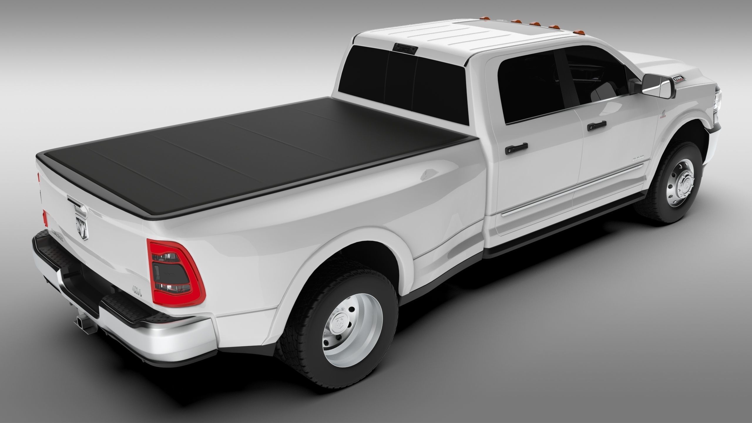 Ram 3500 Limited Dually 2020 3D model | CGTrader