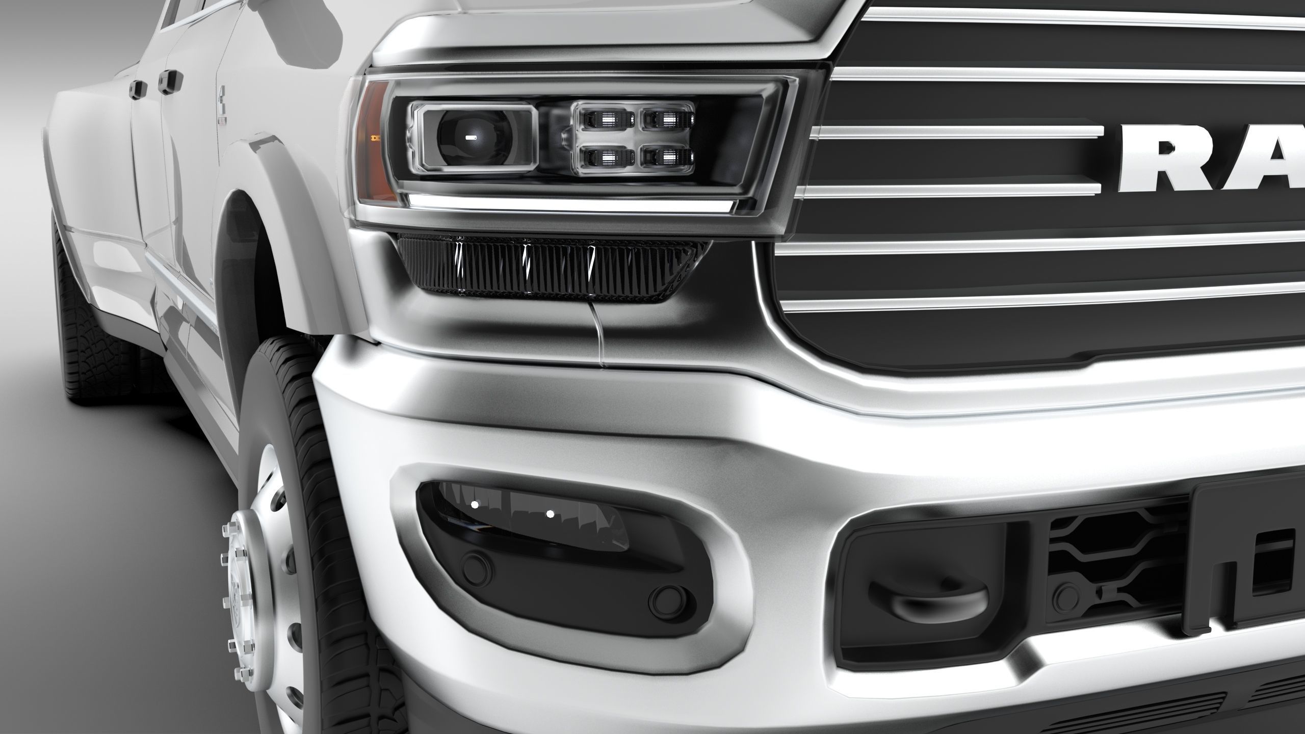 Ram 3500 Limited Dually 2020 3D model | CGTrader