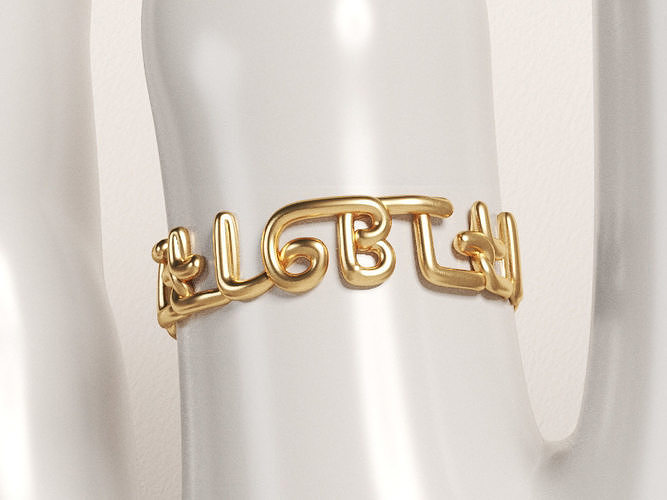 LGBT Ring 3D model 3D printable | CGTrader