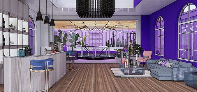 House interior 3D model | CGTrader